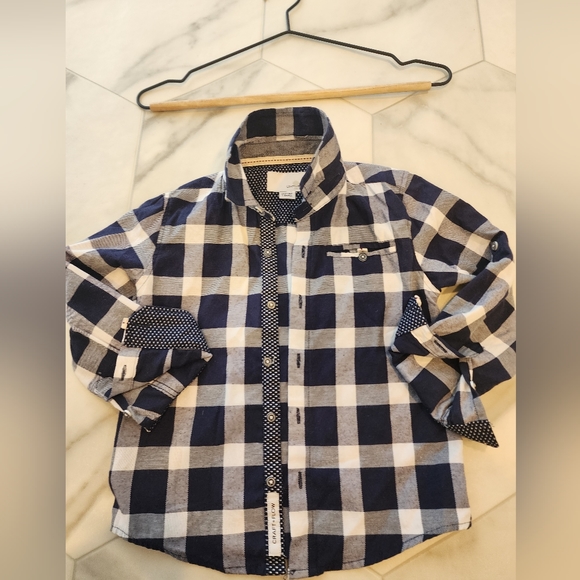 Craft + Flow | Shirts & Tops | Craft Flow Boys Size 4 Blue White ...
